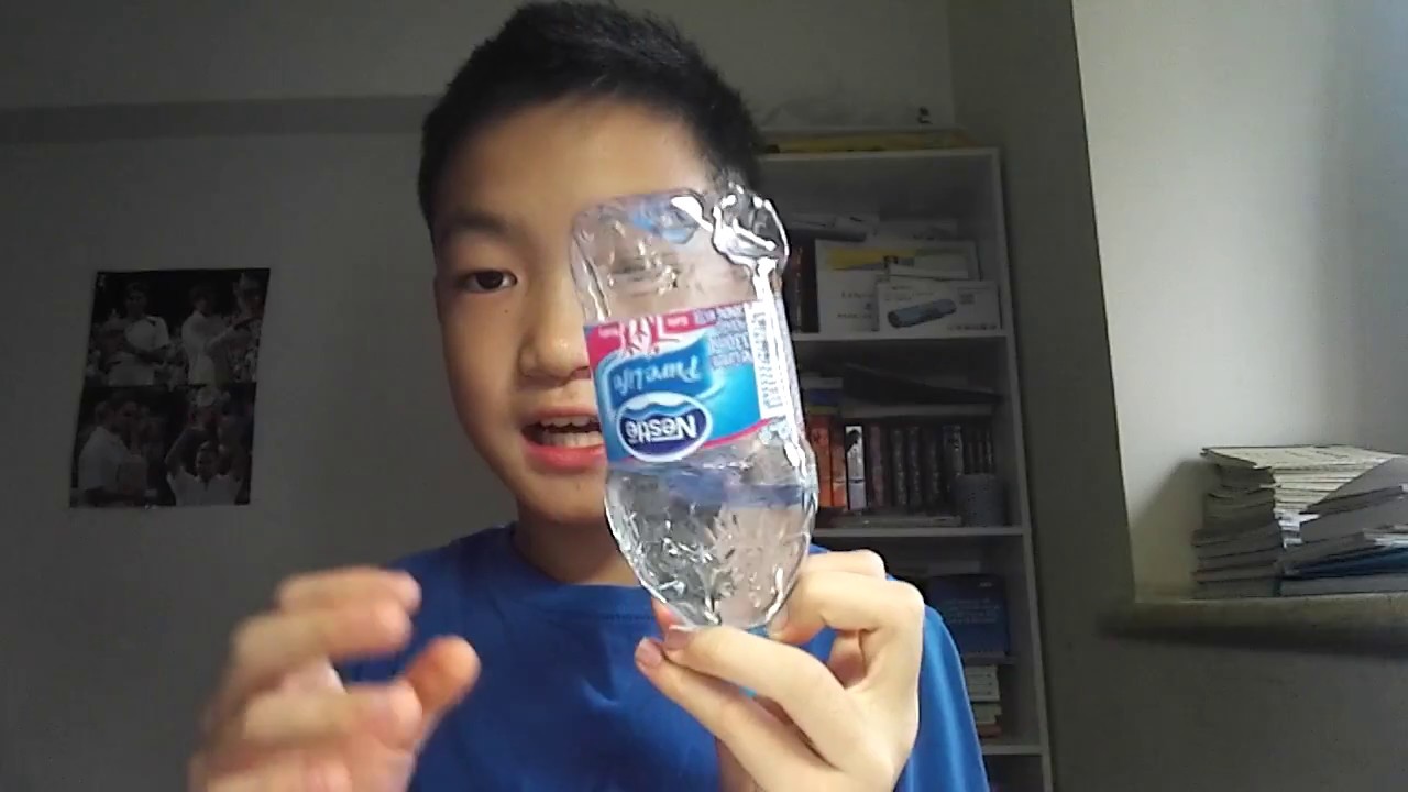 Drinking half a bottle water in one gulp...... - YouTube