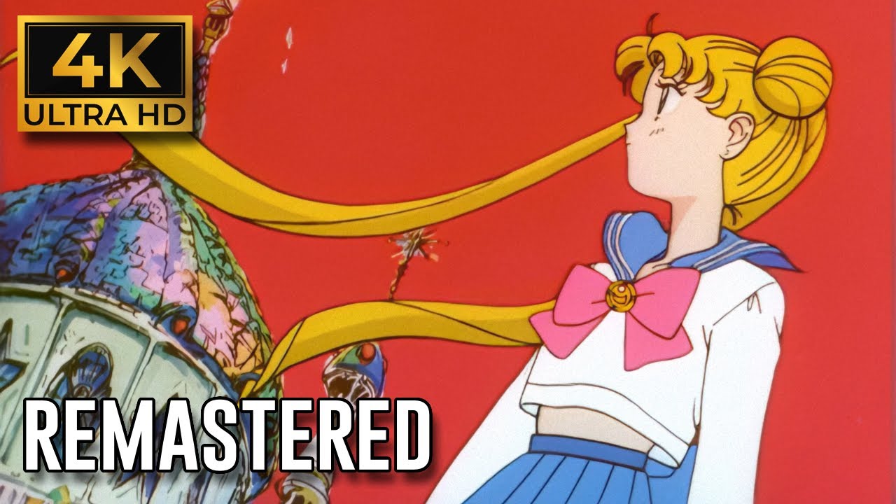 Sailor Moon Opening 1 Remastered - Moonlight Densetsu [4K | Creditless ...