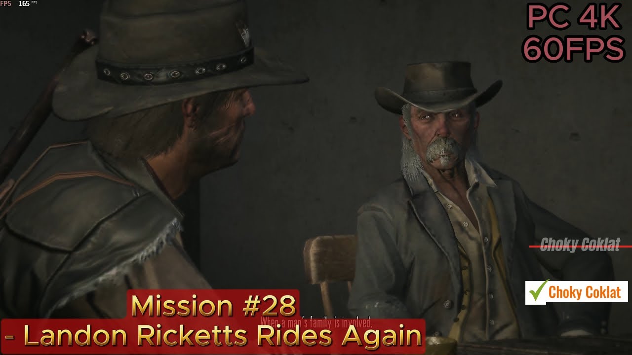 Red Dead Redemption PC - Mission #28 - Landon Ricketts Rides Again ...