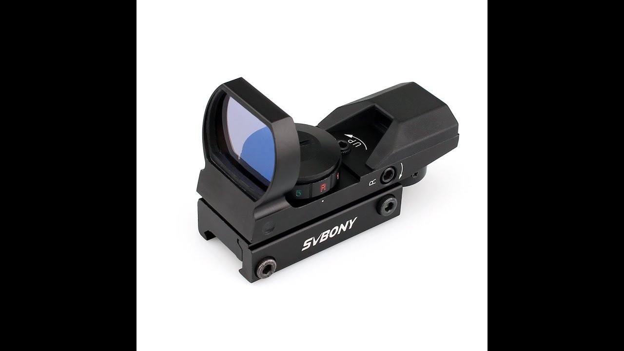 SVBONY Red And Green Dot Tactical Reflex Sight Review - YouTube
