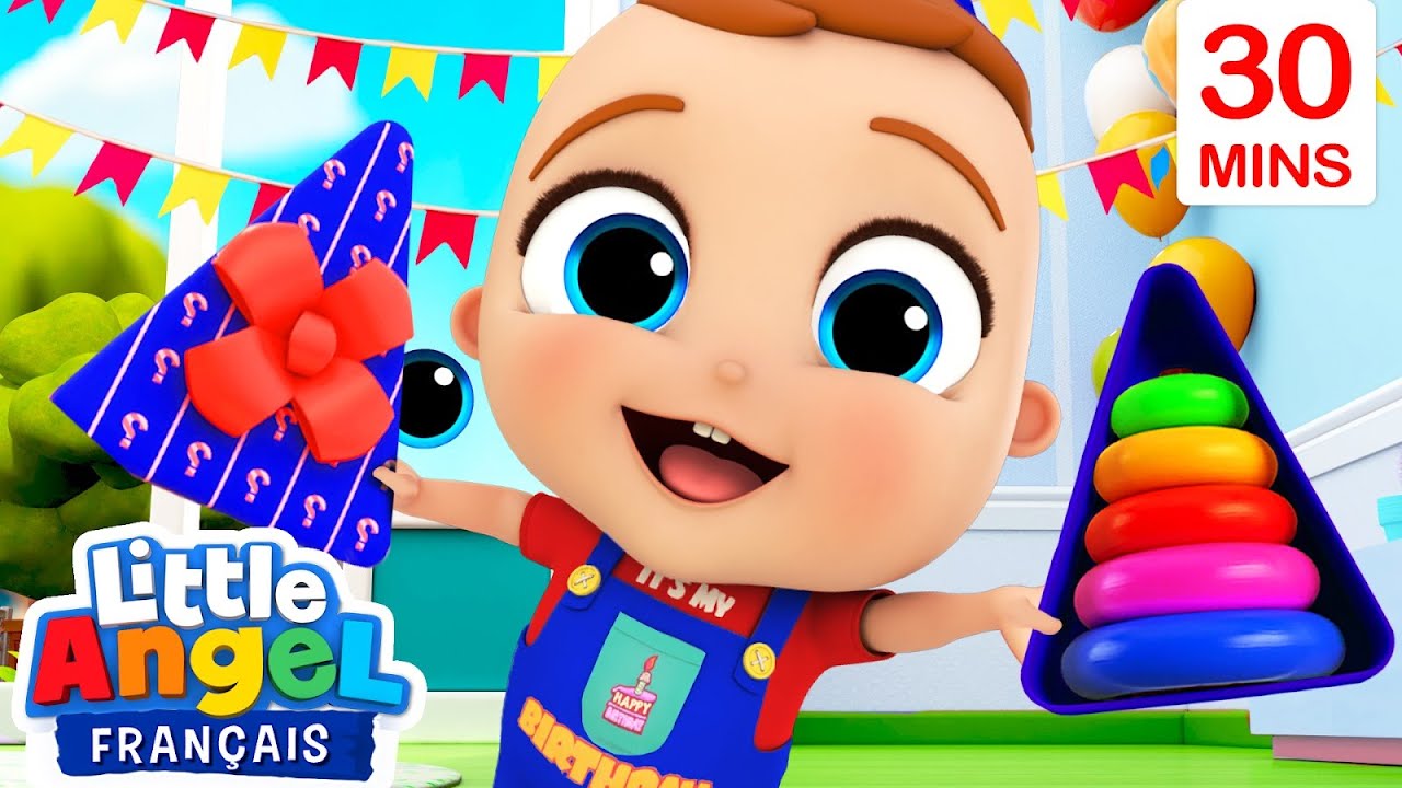 Un cadeau surprise | Comptines avec Bébé Louis | Little Angel Français ...