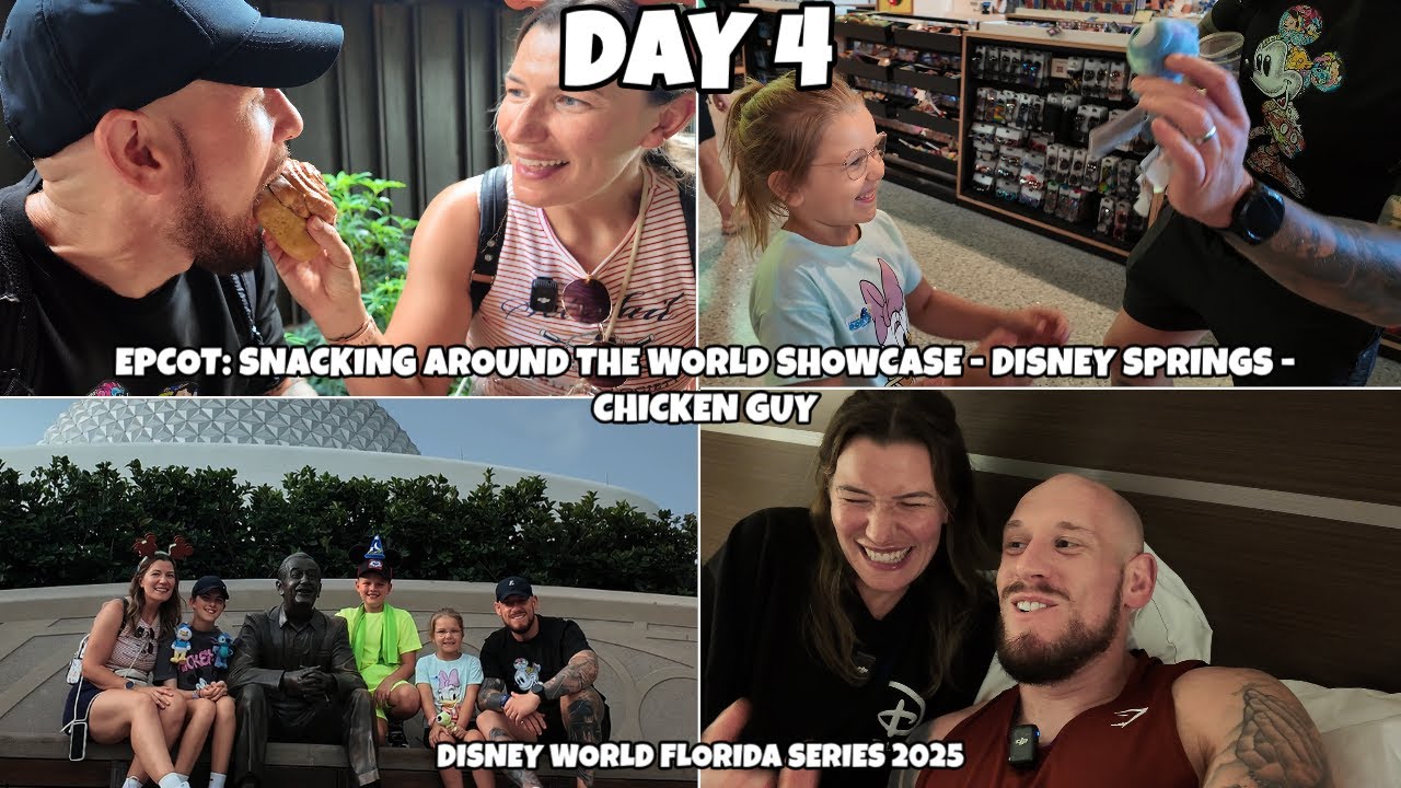 DAY 4 - EPCOT : SNACKING AROUND THE WORLD SHOWCASE - DISNEY SPRINGS ...
