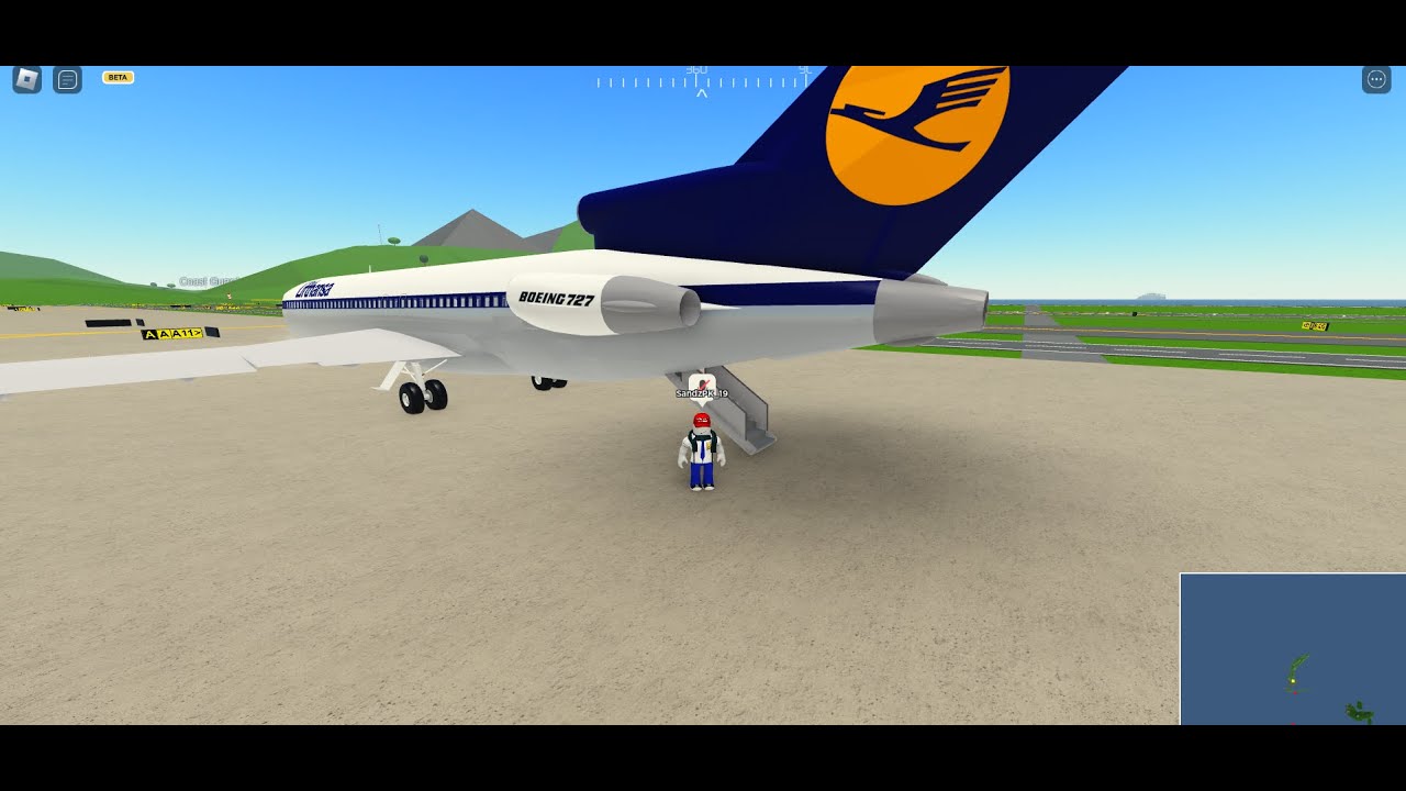 PESAWAT KOMERSIAL YANG SANGAT CEPATTT!!!!! || Roblox Pilot Training ...