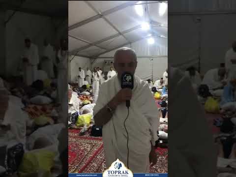 Arafat çadırımız da Hüseyin Yavuz Hocamız’dan Hac sohbeti 🤲🕋