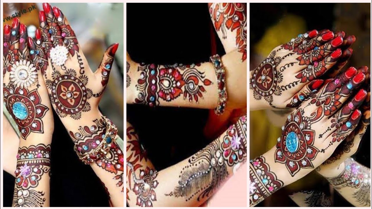 Best multi color Mehndi Designs 2020/simple & easy multi color Mehndi ...