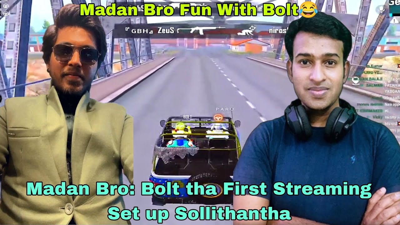 Madan Fun With Bolt/Bolt Is Teaching Me Streaming Set up/Madan Op - YouTube