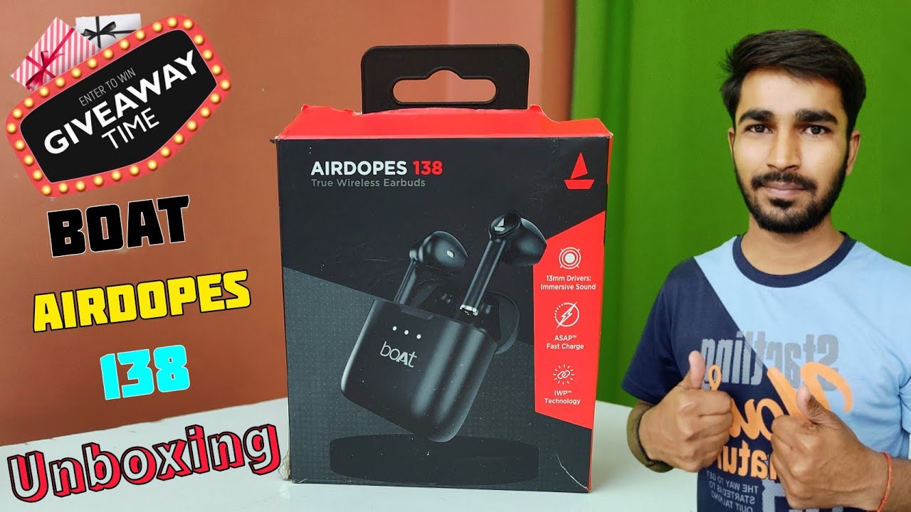 Boat Airdopes 138 Unboxing & Review | Giveaway | Tech Dare - YouTube