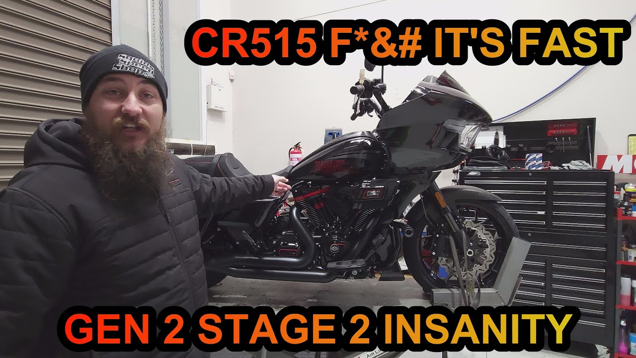 How Much Power?!? Harley GEN 2 M8 Stage 2 CR515 Squid Speed Shop & EBT ...