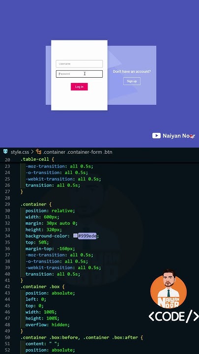 Log In Sign Up Design Naiyannoor Coding Webdevelopemnt Webdesign