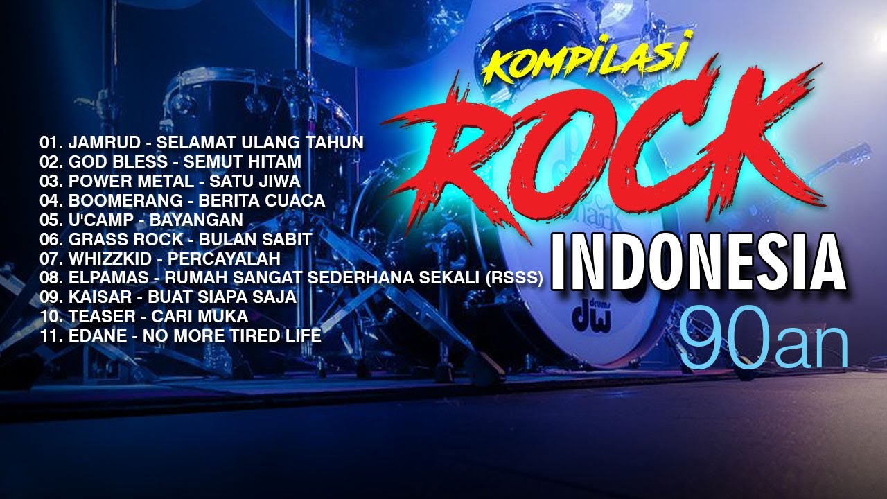 KOMPILASI ROCK INDONESIA 90AN - YouTube