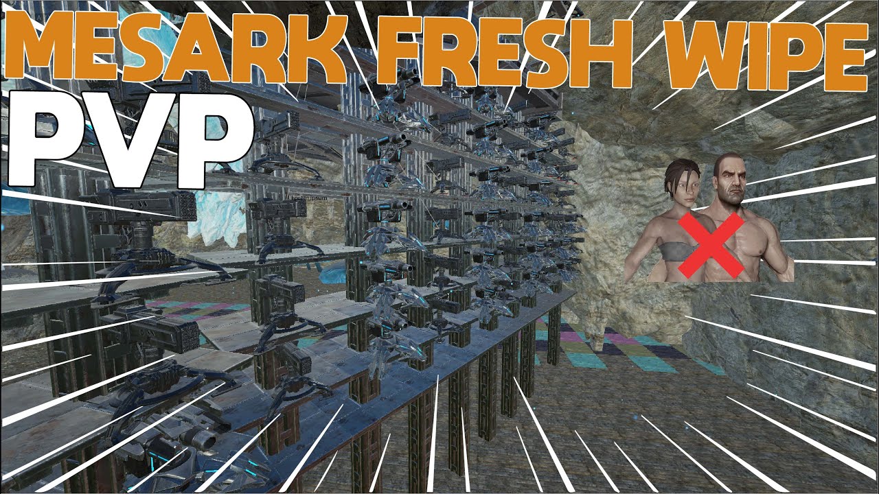 ARK Survival Evolved MESARK New Wipe PvP - YouTube
