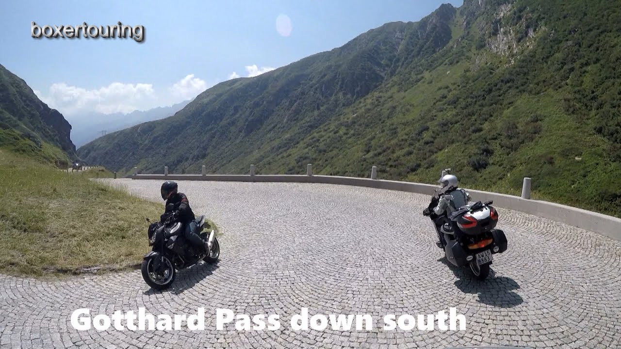 Gotthard Pass Down South - YouTube