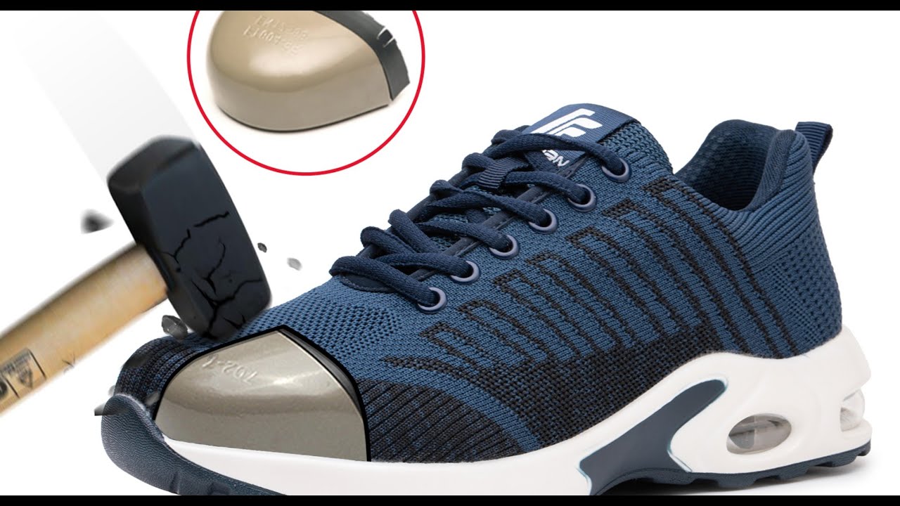 775 Comfortable PU air cushion safety work shoe. - YouTube