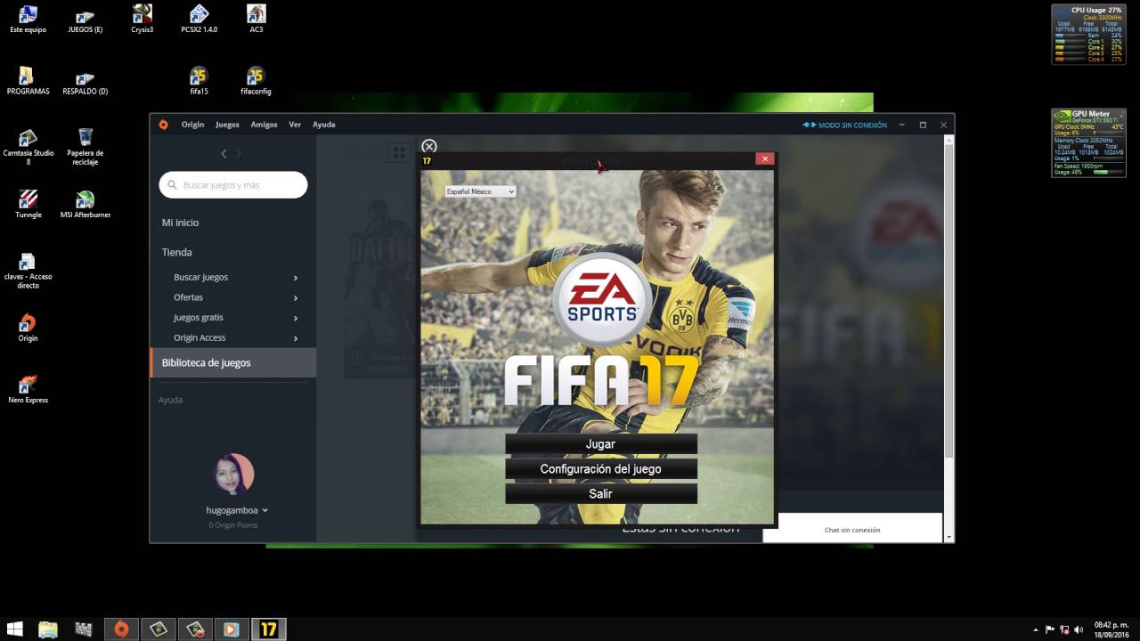 SETTINGS FIFA 17 WITHOUT LAG GTX 550TI 1 GB - YouTube
