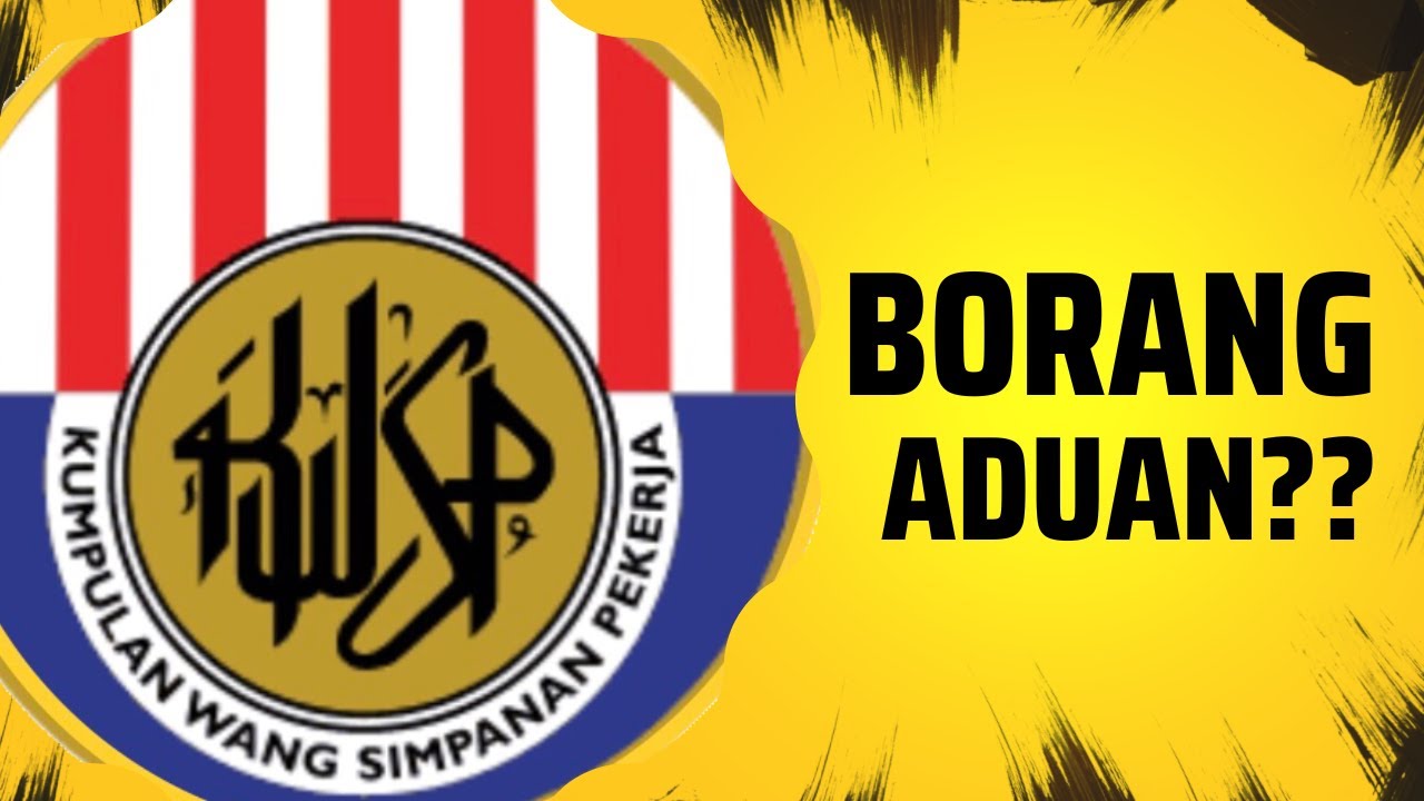 Borang Aduan?? || kwsp 2.0 - YouTube