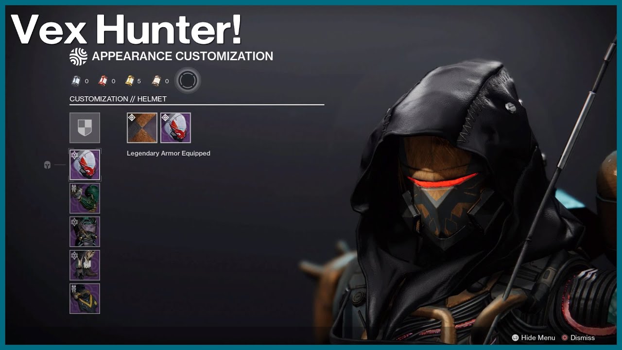 Vex Inspired Hunter Fashion - YouTube