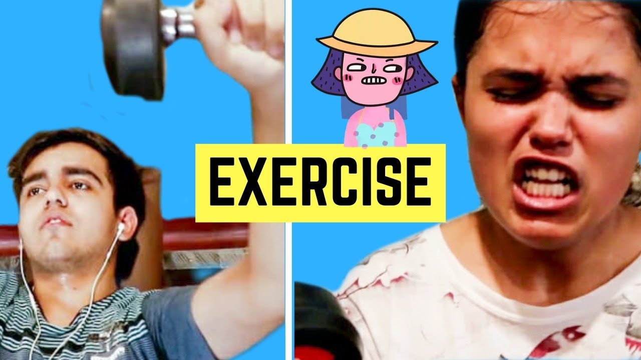 Exercise | Expectation vs reality | Vibs World - YouTube