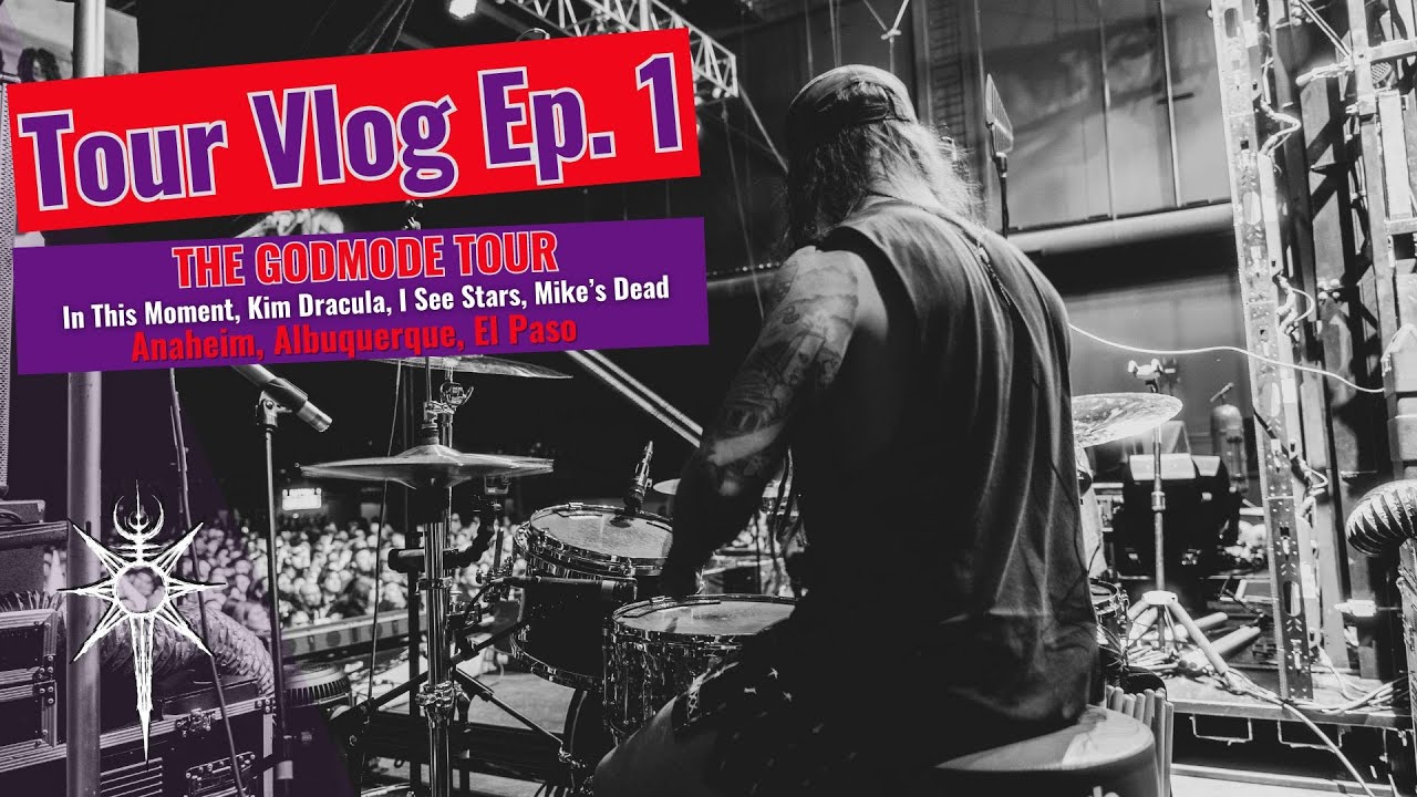 A Day In The Life TOUR VLOG Ep.1 THE GODMODE TOUR w/ ITM, Kim Drac, I ...