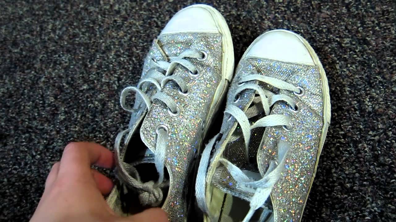 ASMR Video Featuring Sparkly Converse Shoes - YouTube