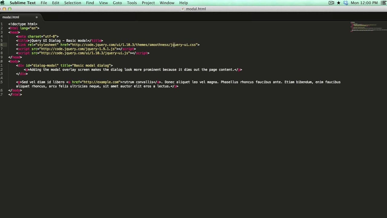 jQuery Modal Window Tutorial : Internet Tech Tips - YouTube