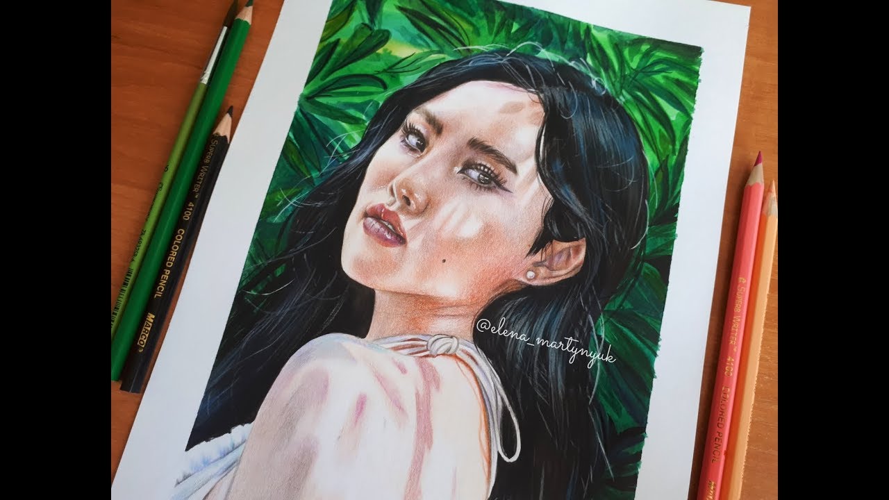HWASA | Egoistic - drawing (by Elena Martynyuk) - YouTube