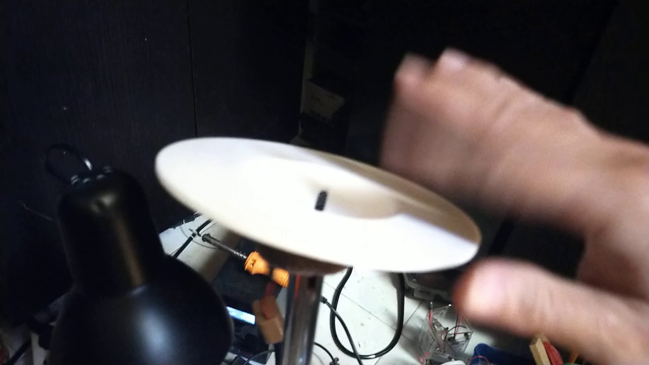 mini cymbal diy - YouTube