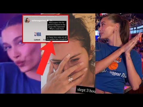 Selena Gomez SHADES and CALLED OUT Hailey Bieber at The Knicks Game?
