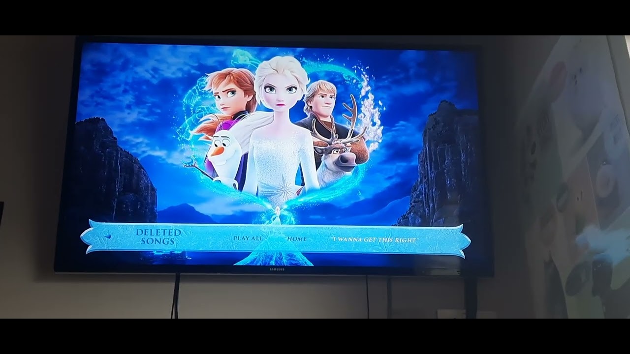 Frozen II 2020 UK Blu-ray Menu Walkthrough - YouTube