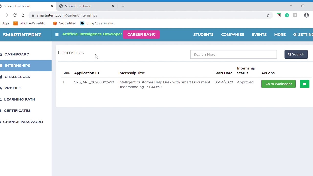 Feedback video on AI internship in Smartinternz - YouTube