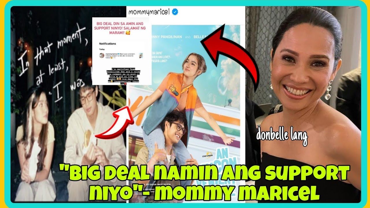 MOMMY MARICEL grabe ang ipinakitang suporta sa pelikula nang DONBELLE😍 ...