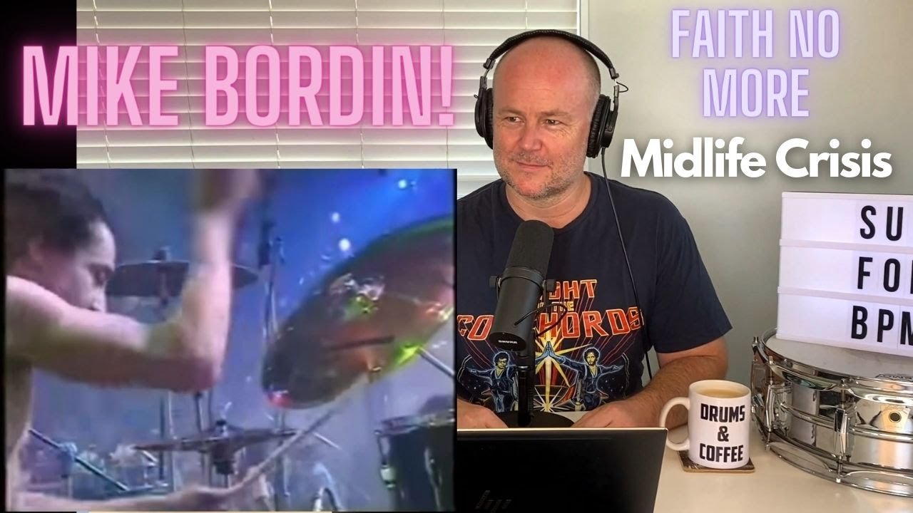 Drum Teacher Reacts: MIKE BORDIN IS A BOSS! | Faith No More - Midlife ...