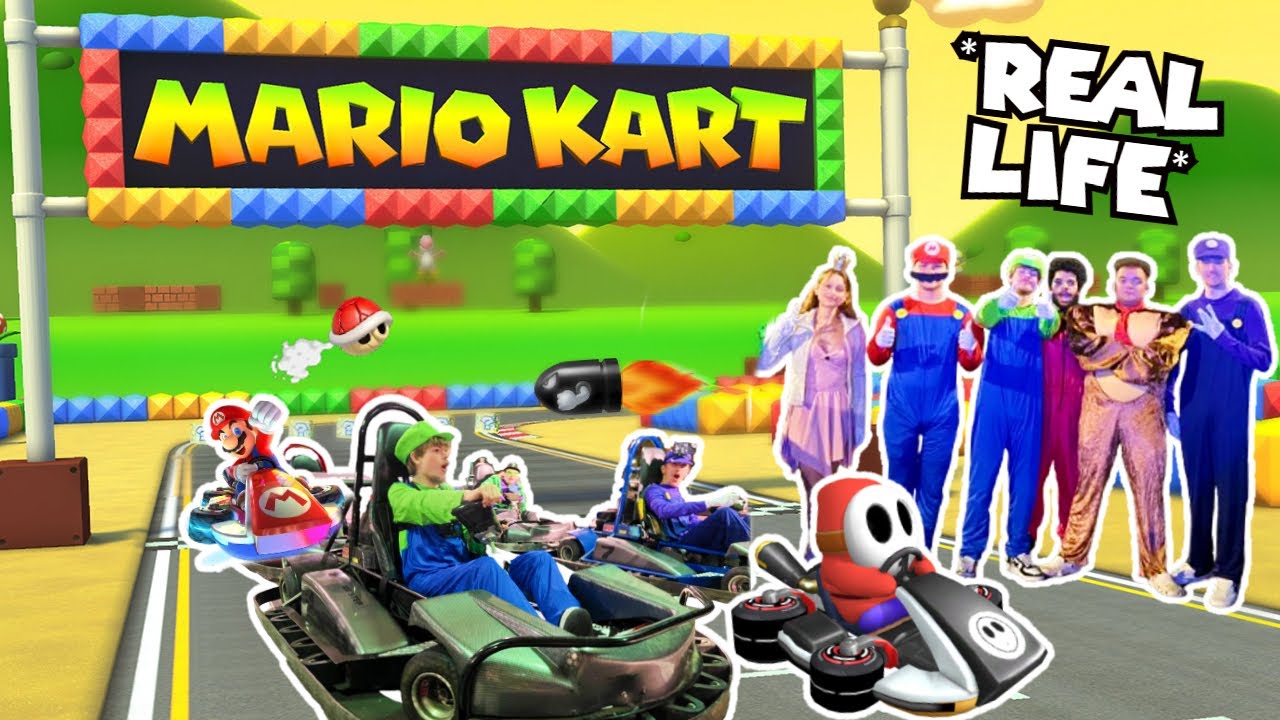 Mario Kart In REAL LIFE!!! - YouTube