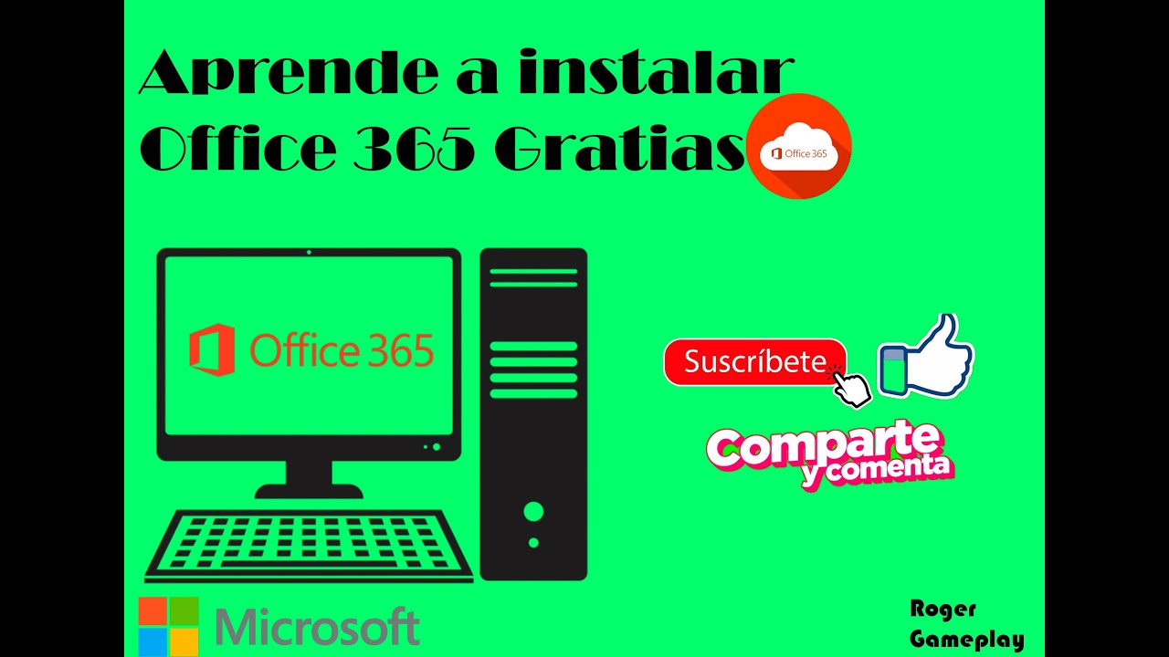 Aprende a descargar Office 365 y Activarlo Totalmente Gratis - YouTube