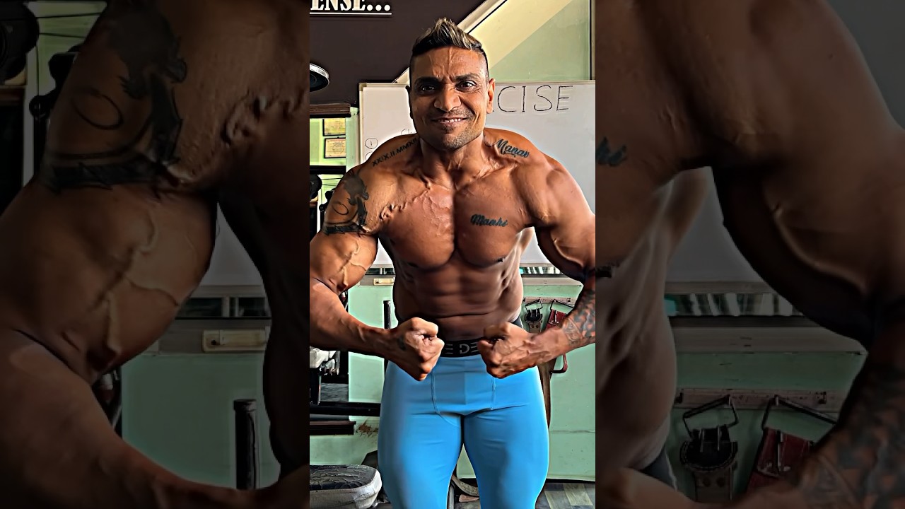 85 kg gain to 75 kg lean. #selfmade #bodybuilder #bodybuilding #gym ...
