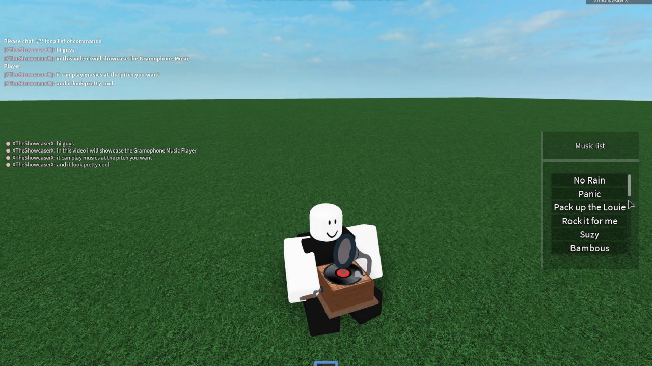 Roblox Script Showcase Episode#319/Gramophone Music Player - YouTube