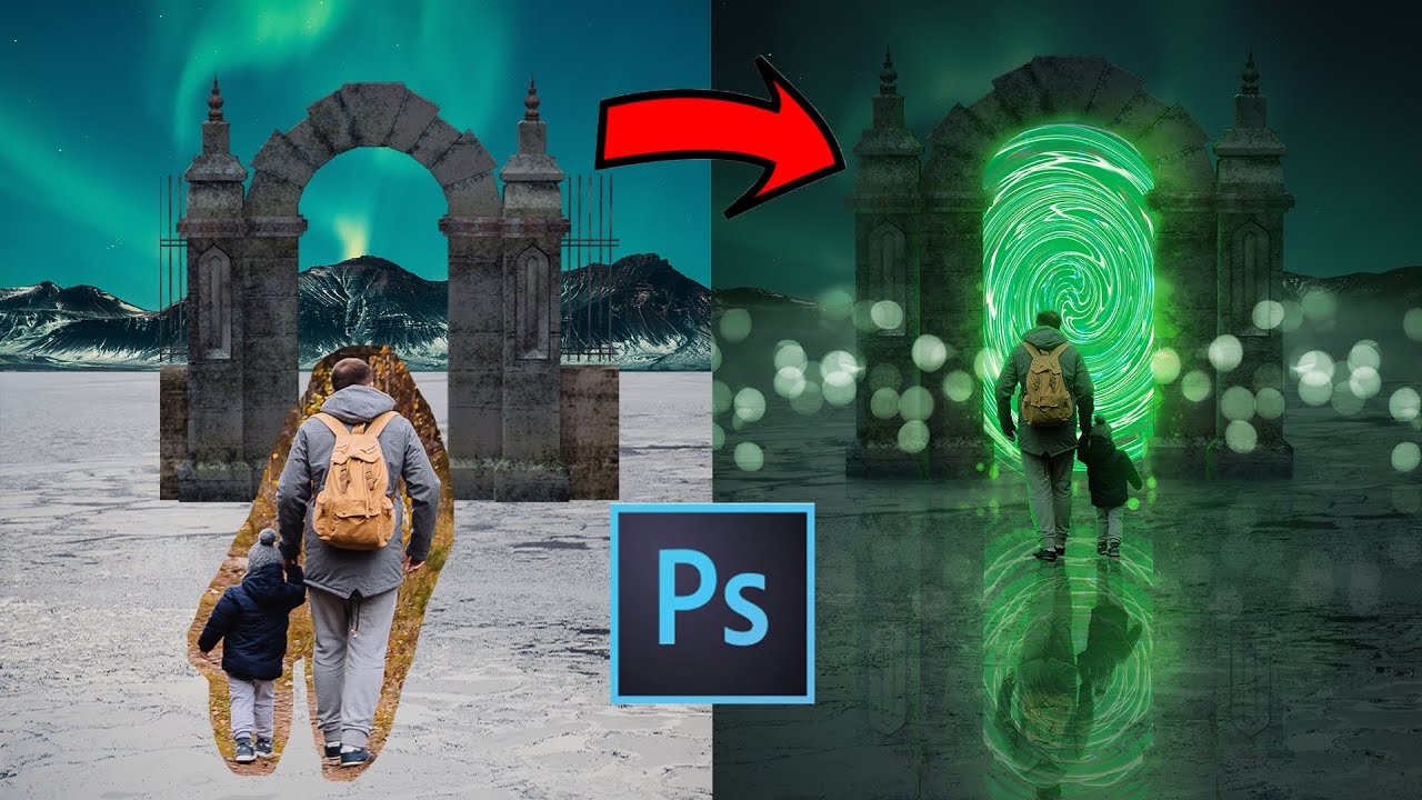 The Portal Photoshop Manipulation Tutorial [2021] | Photoshop CC - YouTube