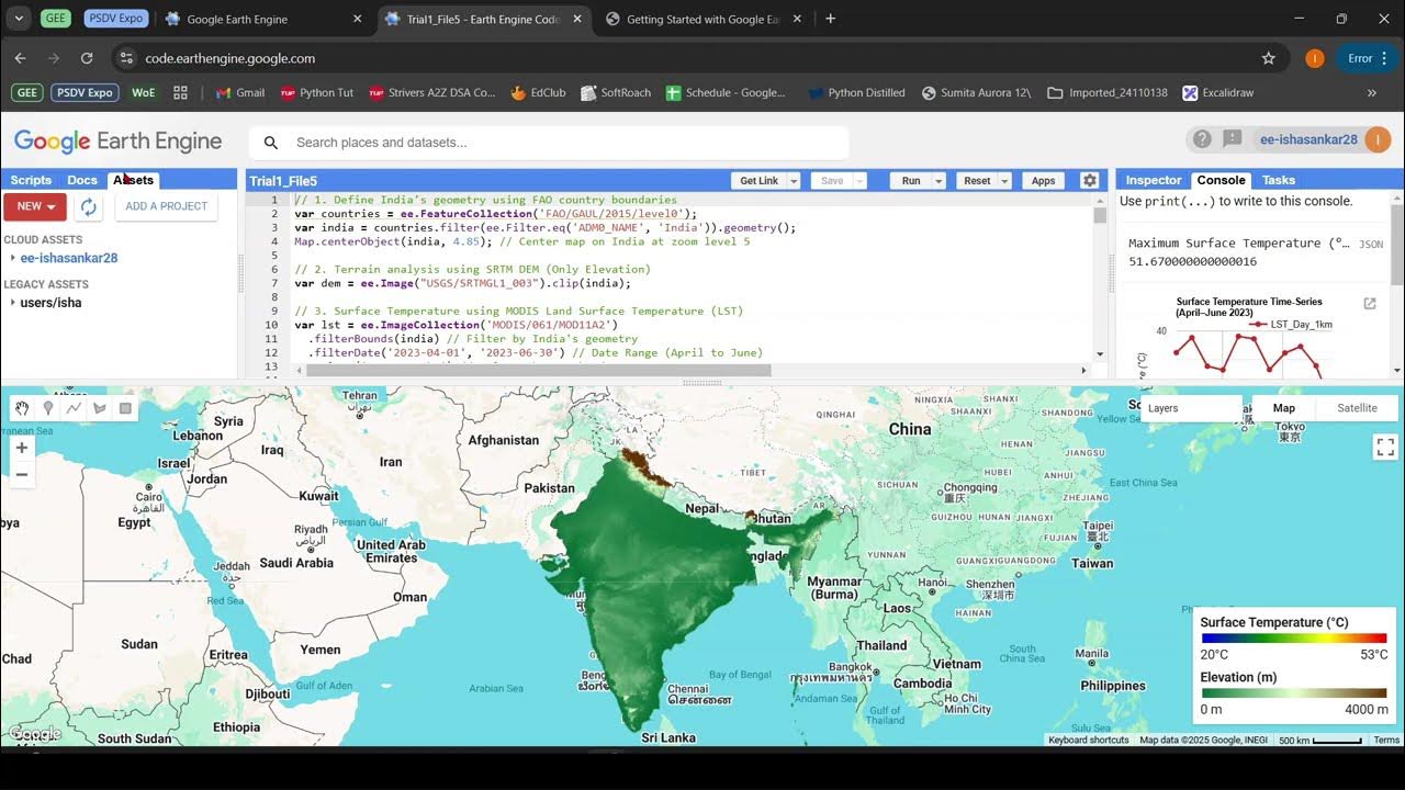Getting Started with Google Earth Engine JS API - YouTube