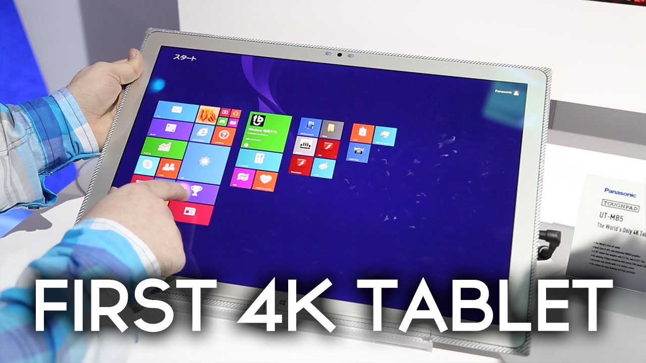 CES 2014: FIRST 4K TABLET - Panasonic ToughPad Series - YouTube