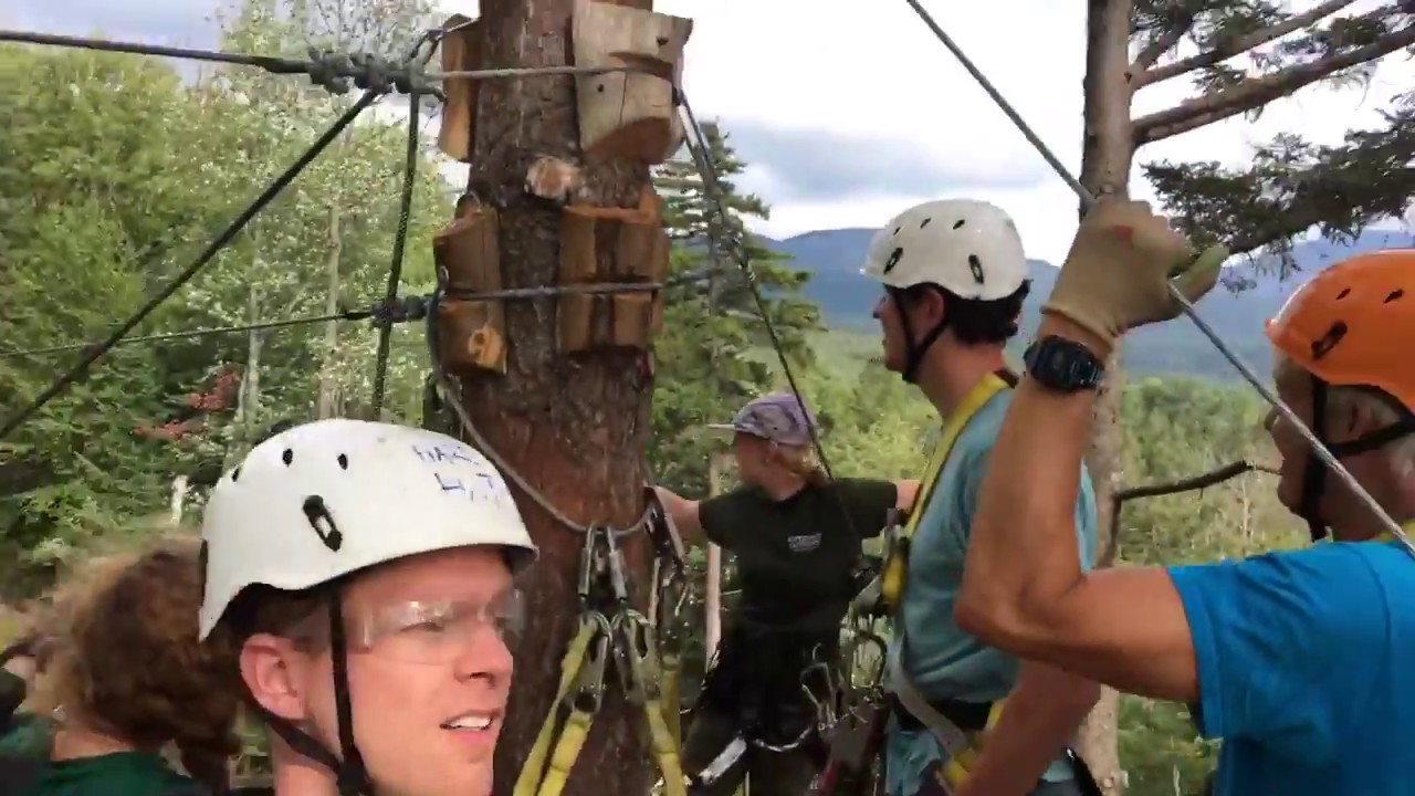 Zip Line in Lake Placid, NY at Experience Outdoors - YouTube
