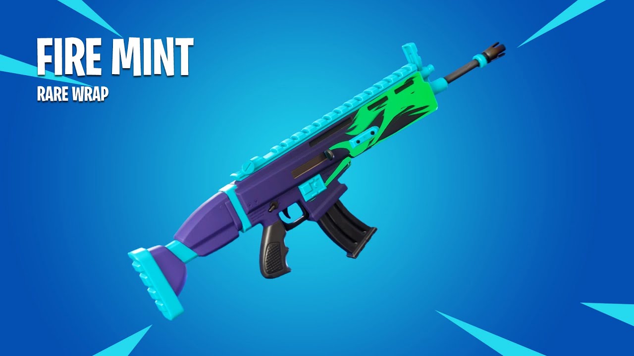 Fire Mint | Rare Wrap | Fortnite - YouTube