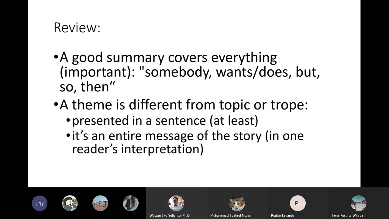 Inferring Fiction Summary, Theme, Attitude, Purpose - YouTube