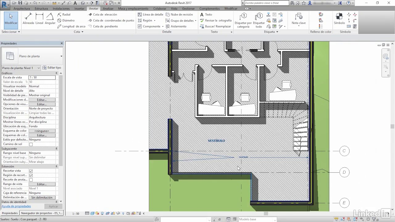 Curso Revit 2017 (53/63) - Creación de Textos - YouTube