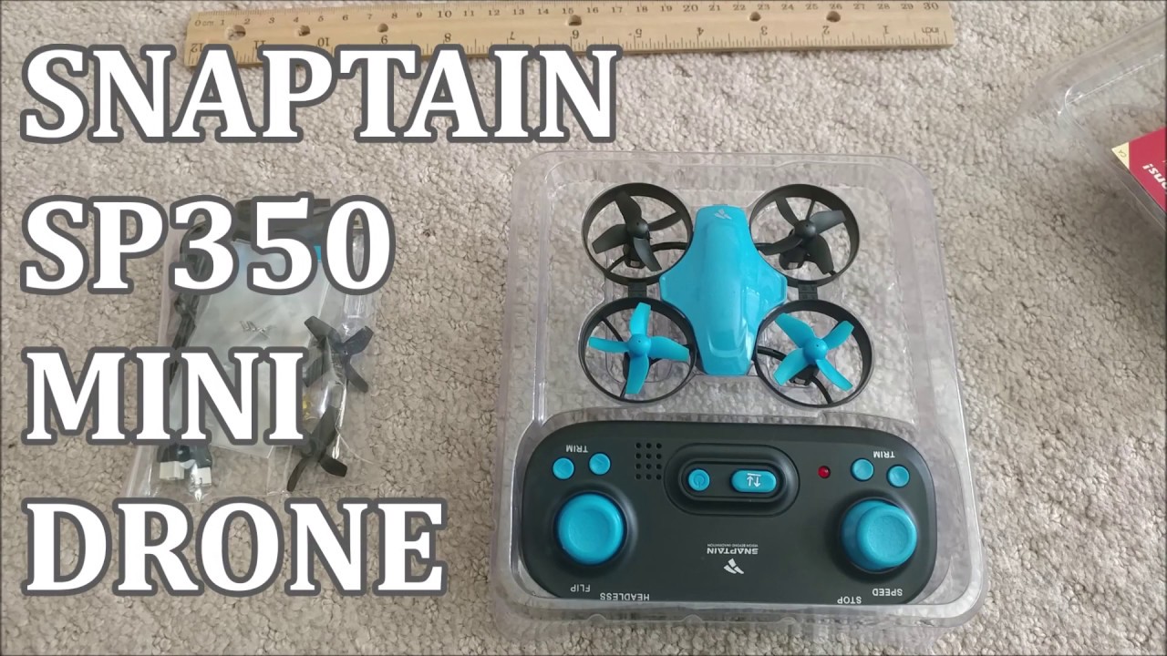 Snaptain SP350 Mini Drone - Beginner's Test - YouTube