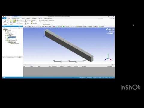 Analysis of Simple Beam Using ANSYS Software - YouTube