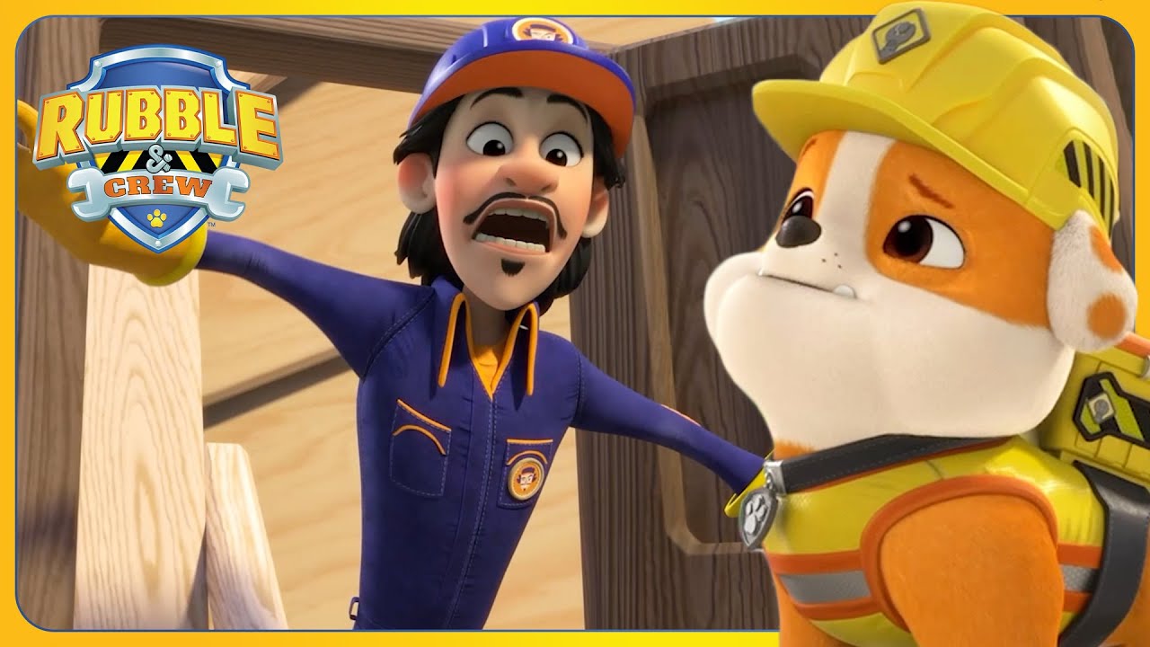 Rubble and his Friends Save Speed Meister with A GIANT Slide | Rubble ...