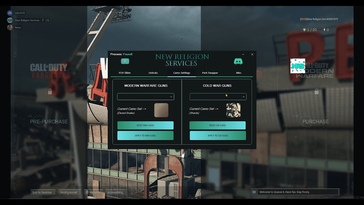 MW AIO TOOL / FOV SLIDER / COLORED CLASSES / UNLOCK ALL / DISCORD BELOW ...