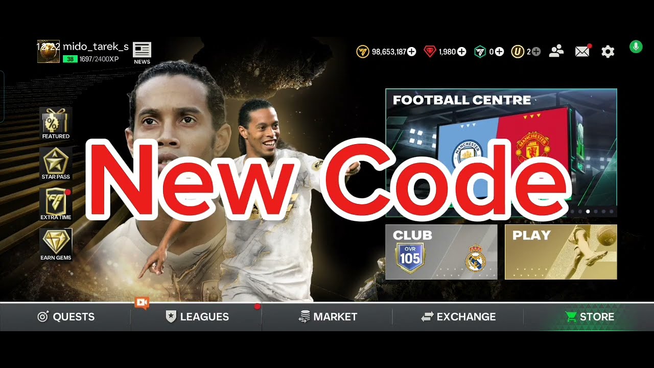 A new code in the game Fc mobile 25 #fc25 - YouTube