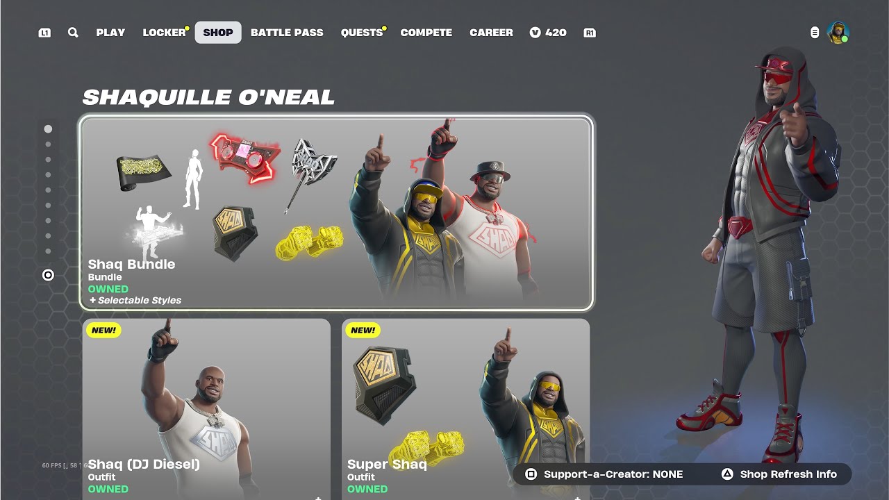 Shaq is now in Fortnite - YouTube