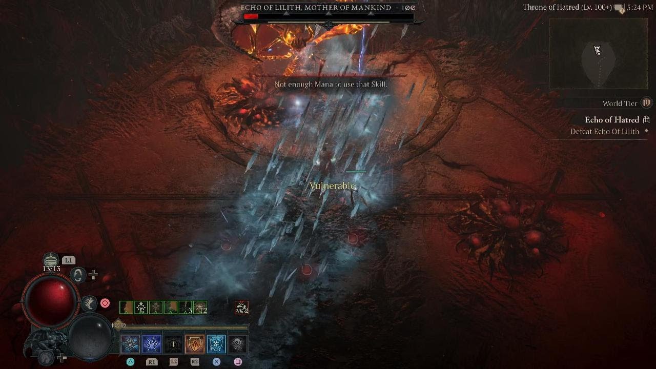 Diablo IV Season 3 SORC Uber Lilith boss fight! - YouTube