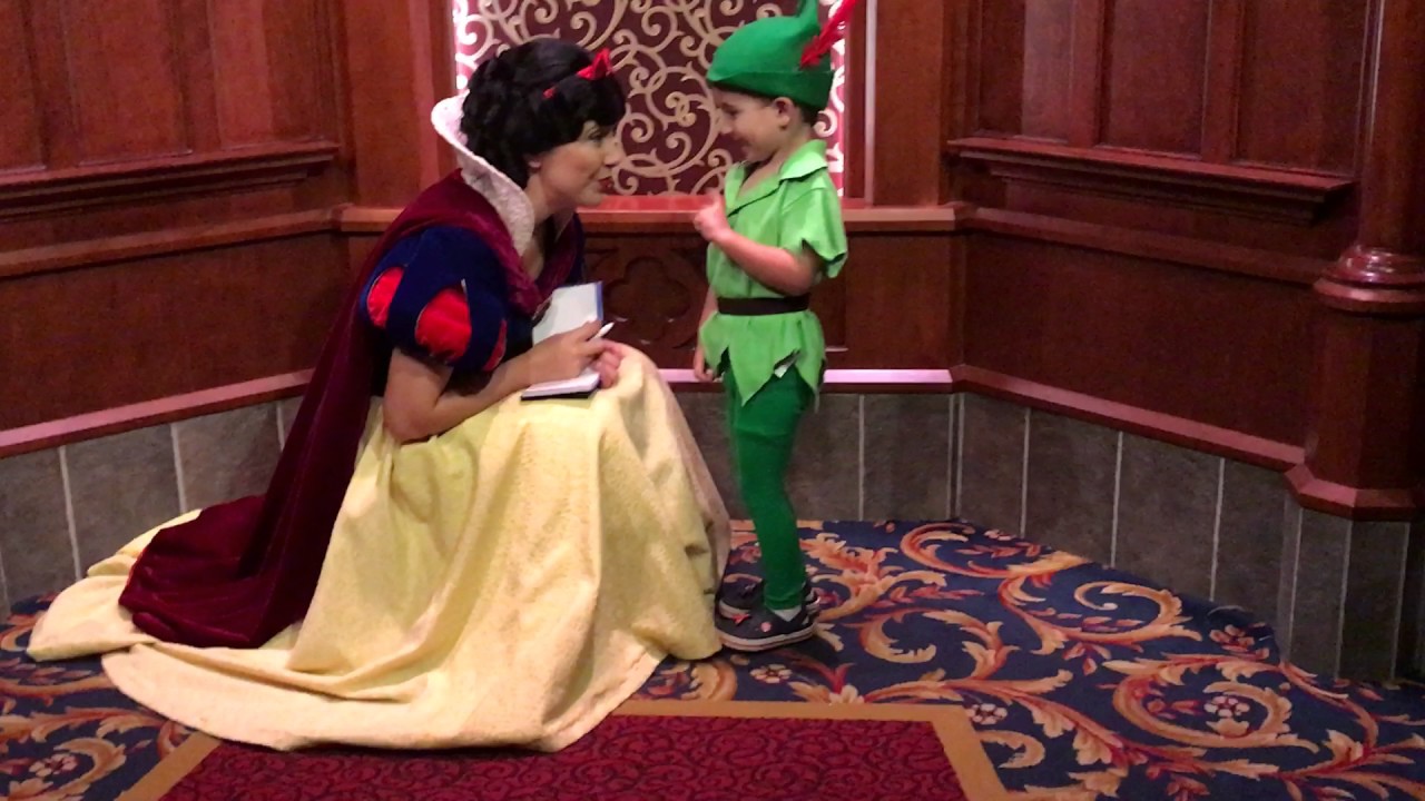 Milo aka Peter Pan meeting Snow White - YouTube